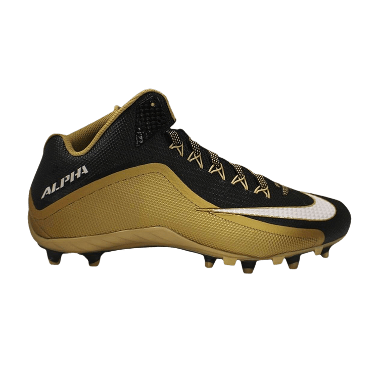 Buy Nike Alpha Pro 2 3/4 TD 'Black Metallic Gold' - 729444 020 | GOAT