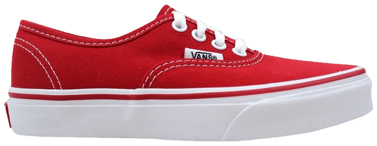 Buy Vans Authentic Kids 'Red' - VN000WWX6RT | GOAT