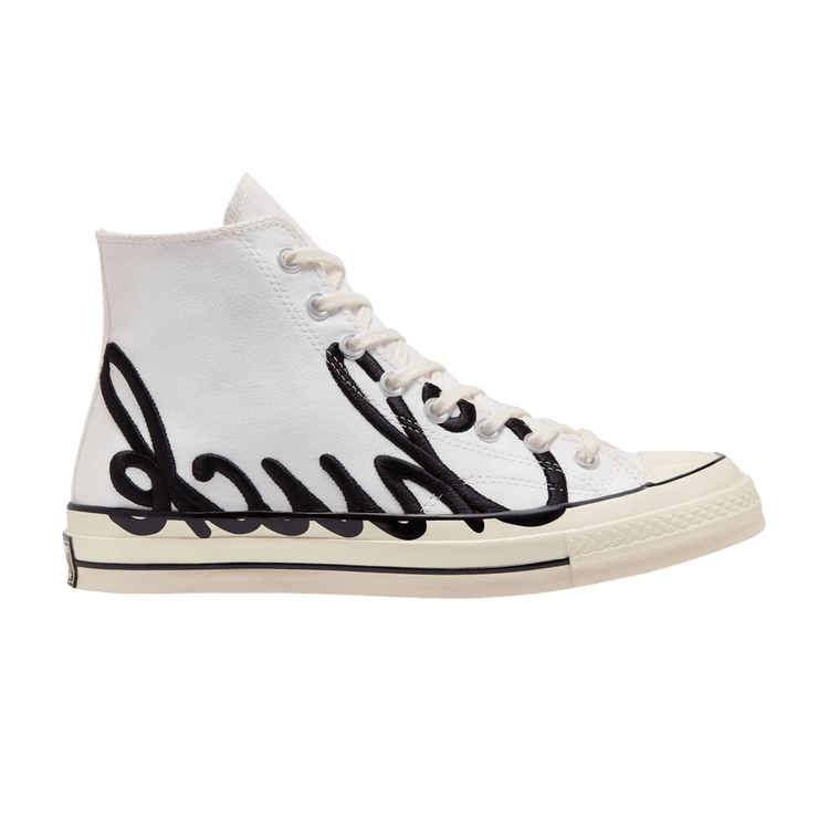Buy Chuck 70 High 'Scripted Signature Print - White Egret' - 167696C | GOAT