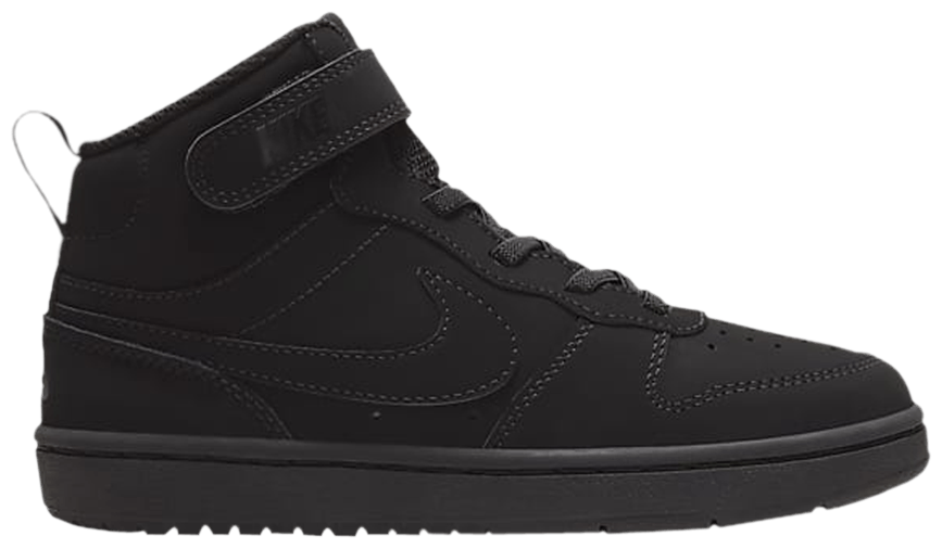 Buy Nike Court Borough Mid 2 PS 'Triple Black' - CW5868 001 | GOAT
