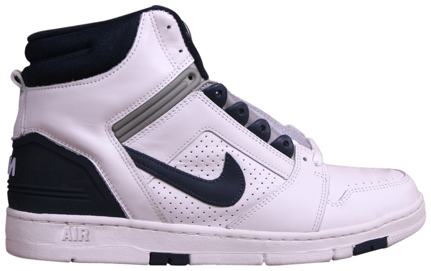 Buy Air Force 2 High 'White College Navy' - 624006 144 | GOAT