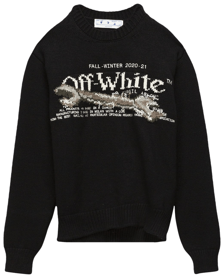 Buy Off-White Pascal Tool Crew 'Black/White' - OMHE054F20KNI0031001 | GOAT