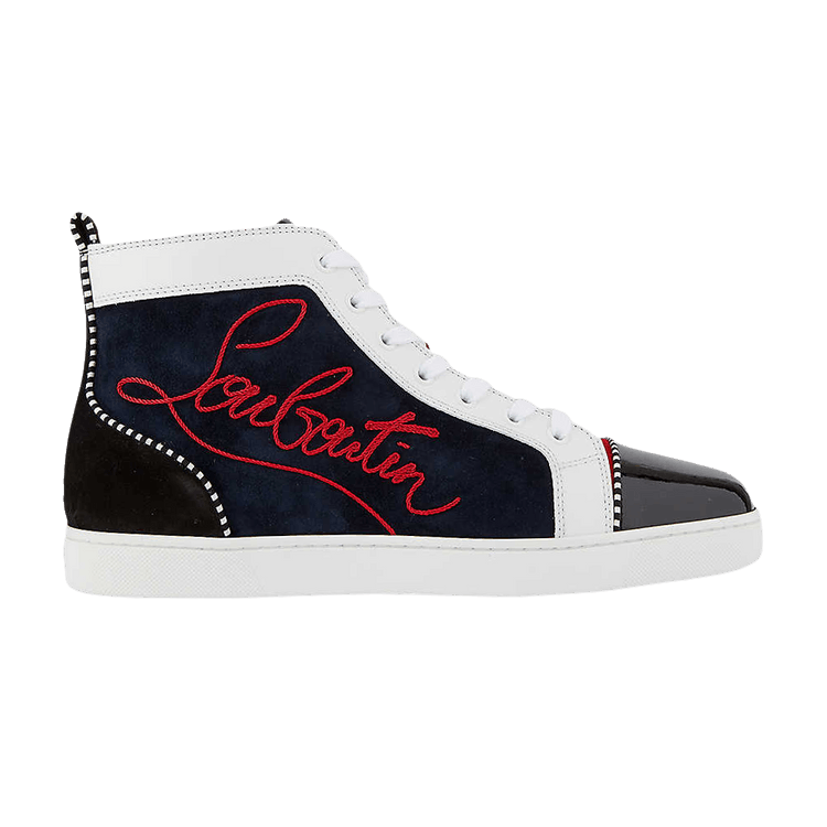 Achetez des Christian Louboutin Louis Flat High 'Logo Print - Version ...