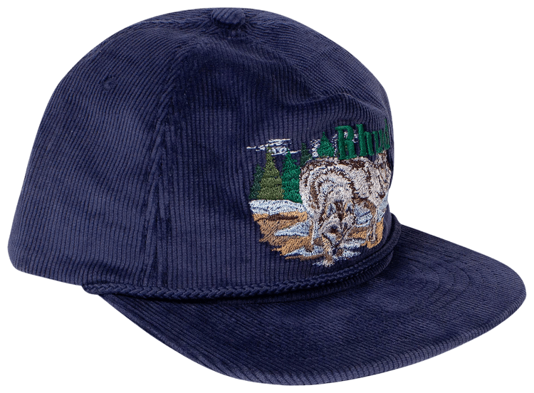 Buy Rhude Corduroy Wolf Cap 'Blue' - 01ACA00802 | GOAT