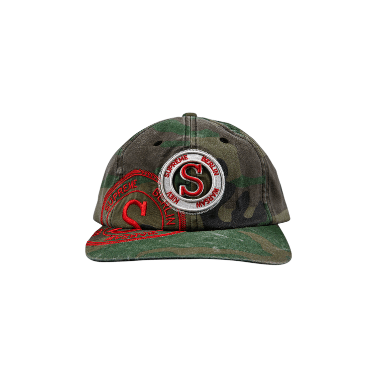 Buy Supreme Stamp 6-Panel 'Woodland Camo' - FW20H49 WOODLAND CAMO | GOAT