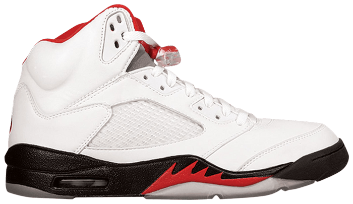 Buy Air Jordan 5 OG 'White Fire Red' 1990 - 4383 | GOAT