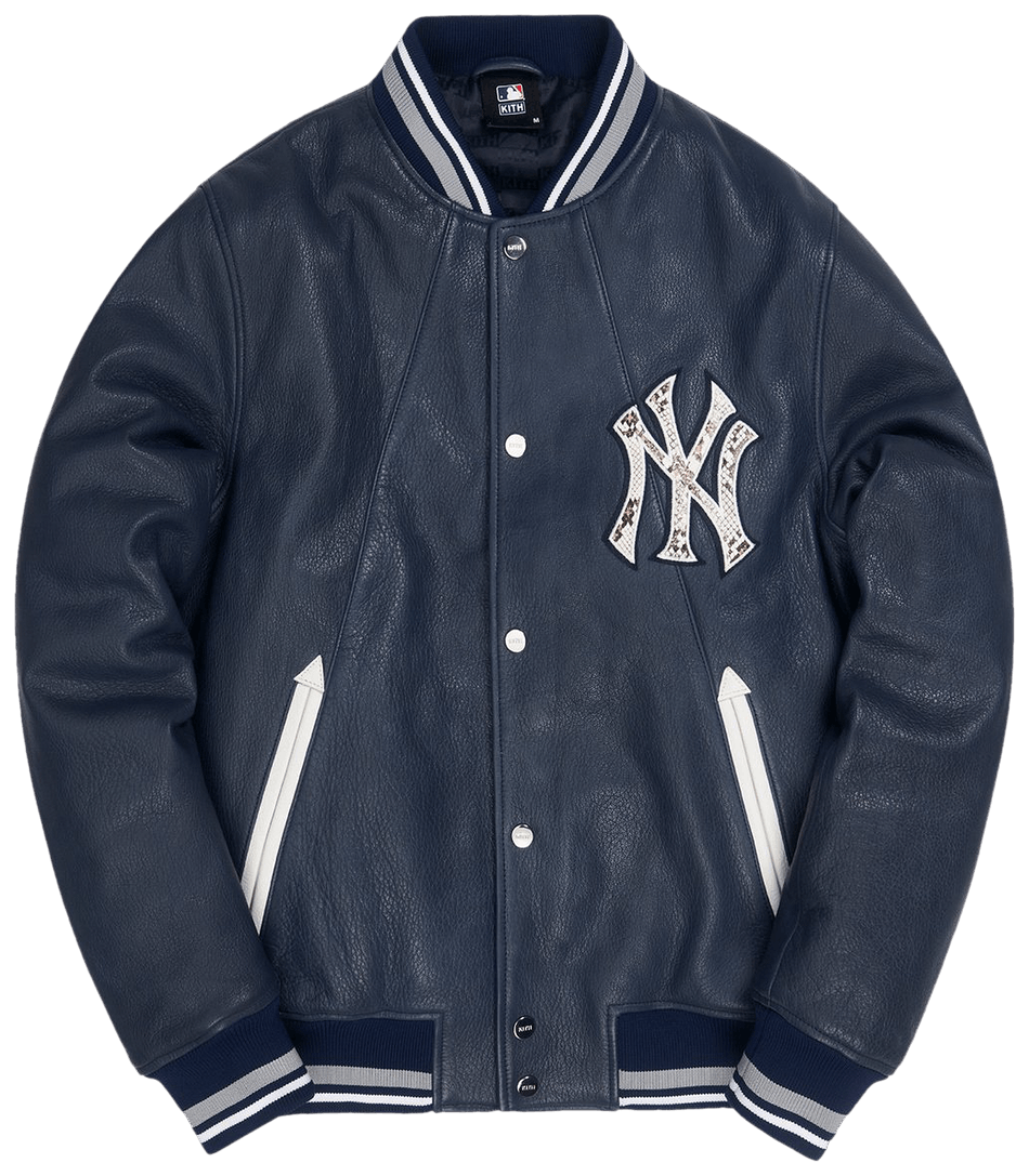 Buy Kith For Major League Baseball New York Yankees Leather Bomber ...