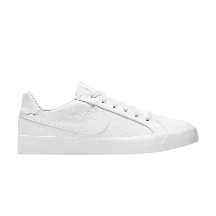 Buy Nike Wmns Court Royale AC Canvas 'Triple White' - CD5405 101 | GOAT