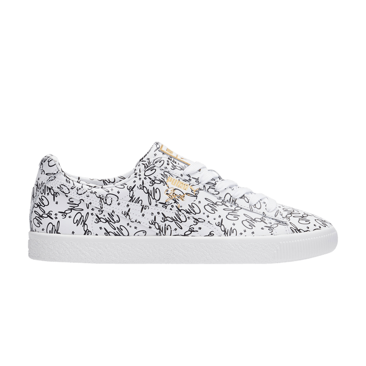 Buy Puma Clyde 'All Over Script Print' - 375889 01 | GOAT