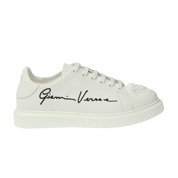 Buy Versace Medusa Low 'Gianni Versace Signature Print - White ...