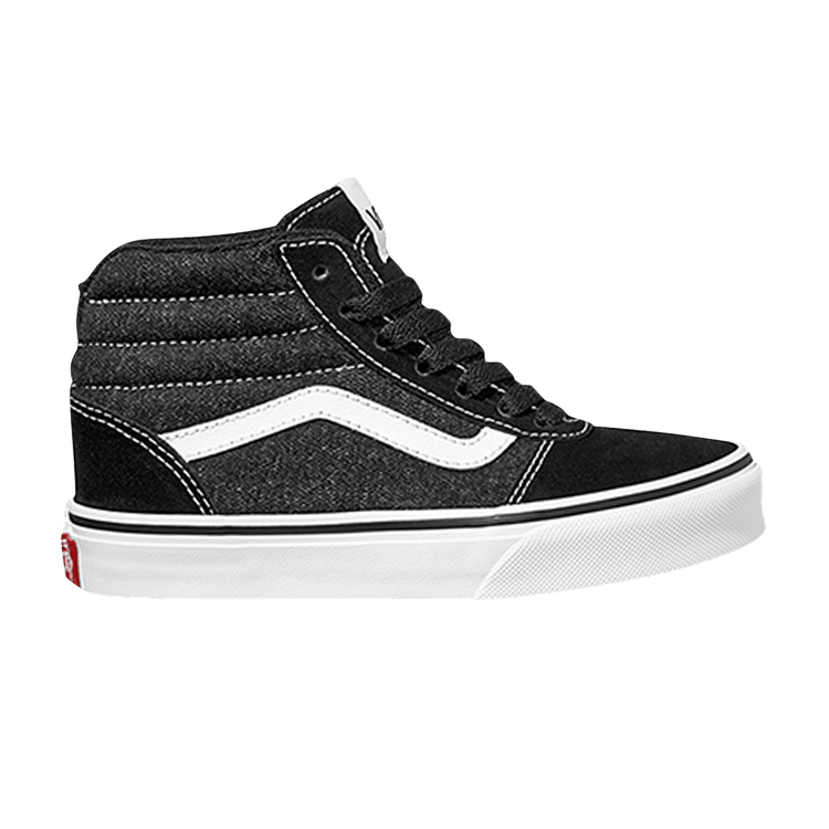 Buy Vans Ward High Kids 'Chambray - Black White' - VN0A38JA4ZH | GOAT