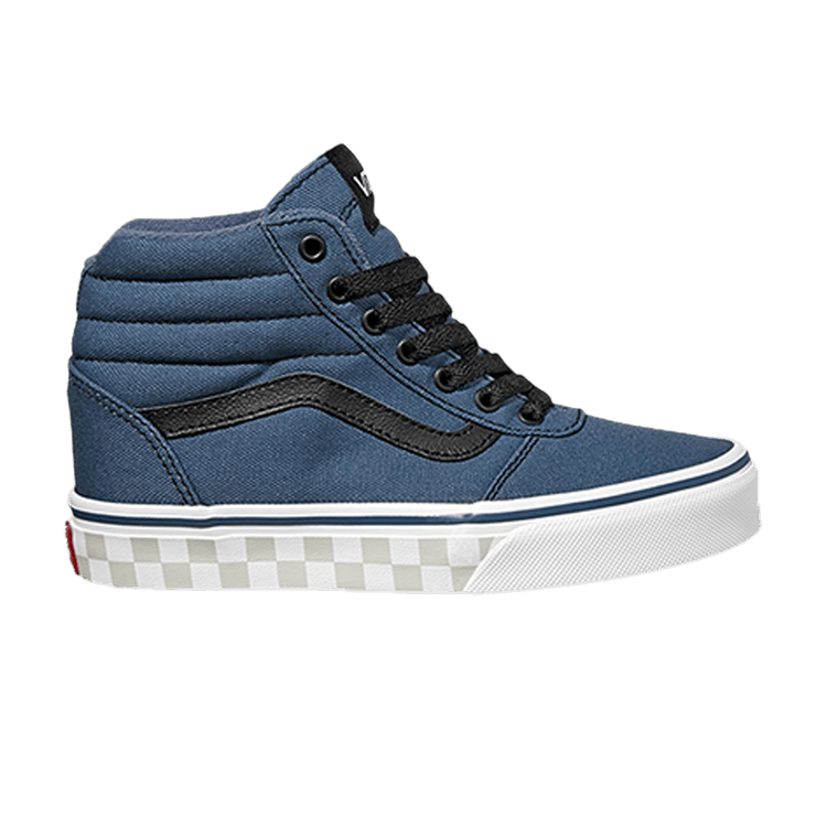 Buy Ward High Kids 'Check Foxing - Vintage Indigo' - VN0A38JAQ4X | GOAT UK