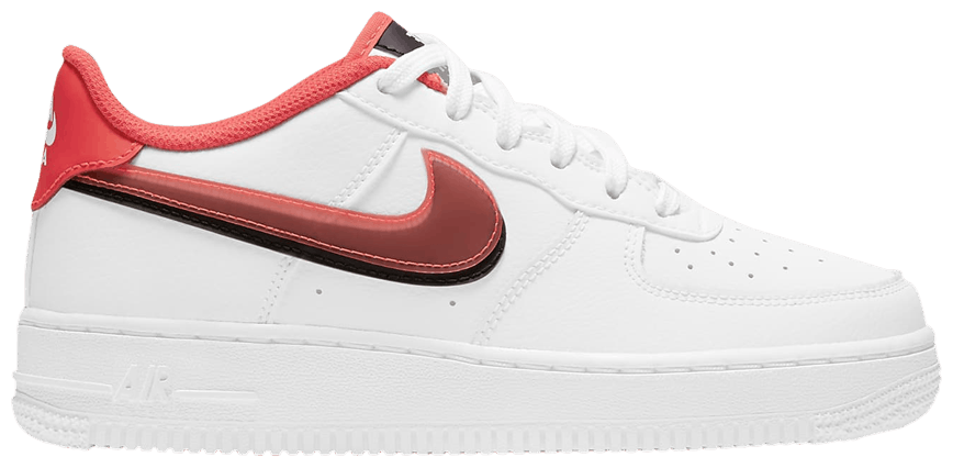Buy Nike Air Force 1 LV8 GS 'Double Swoosh - Bright Crimson' - CW1574 ...