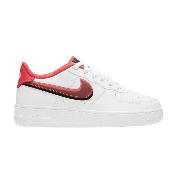 Buy Nike Air Force 1 LV8 GS 'Double Swoosh - Bright Crimson' - CW1574 ...