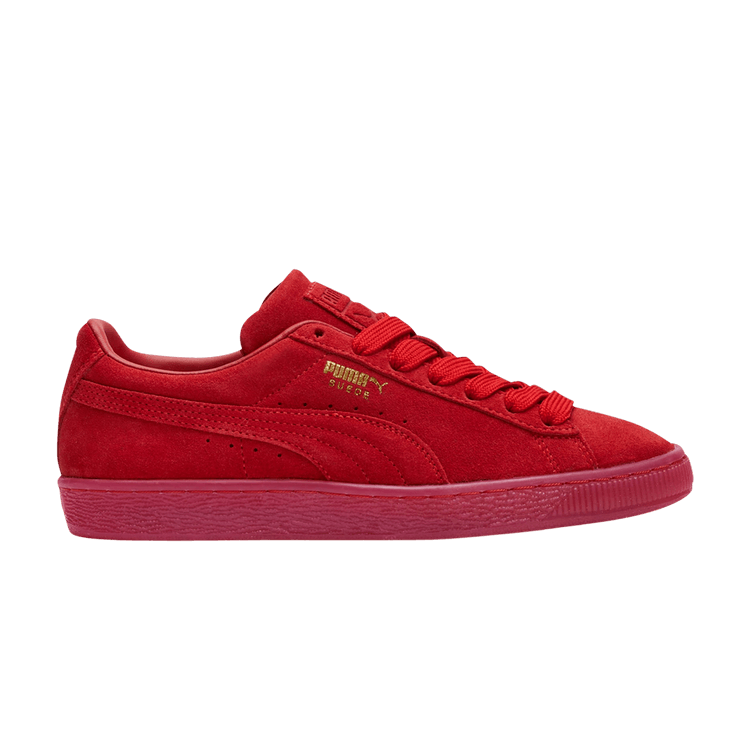 Buy Wmns Suede Classic 'Mono Gold - Red' - 381587 01 | GOAT