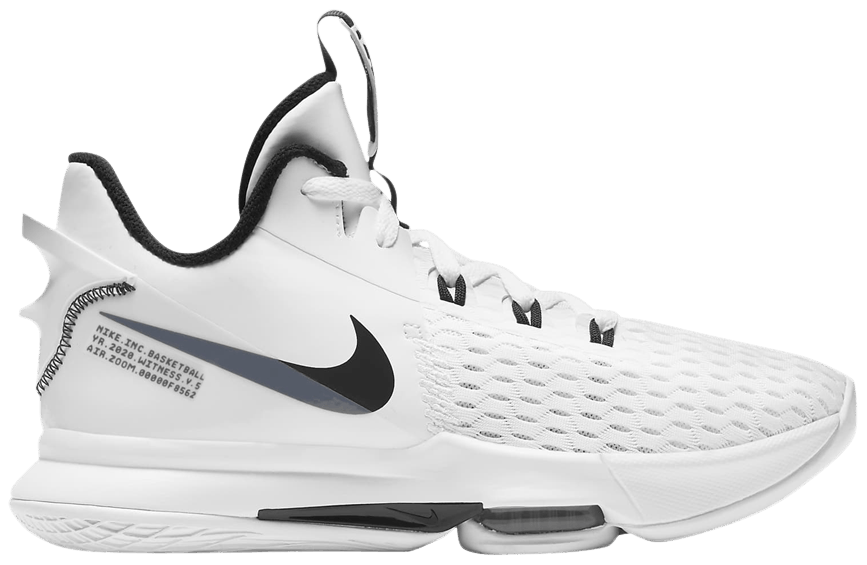 Buy LeBron Witness 5 'White Black' - CQ9380 101 | GOAT