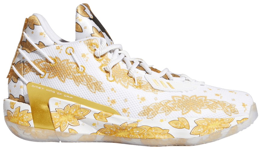 Buy Ric Flair x adidas Dame 7 GCA 'White Gold Metallic' - FY2802 | GOAT