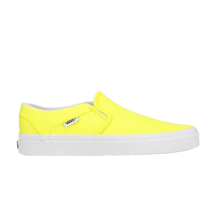 Buy Asher Slip-On Kids 'Neon Yellow' - VN0A38DS097 | GOAT DE