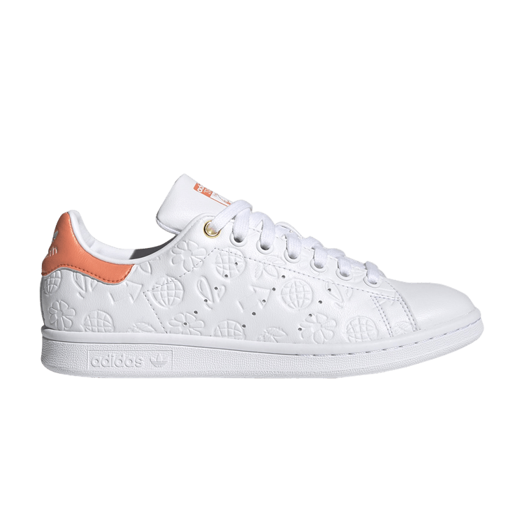 Buy Adidas Wmns Stan Smith 'Embossed Graphics - White Semi Coral ...
