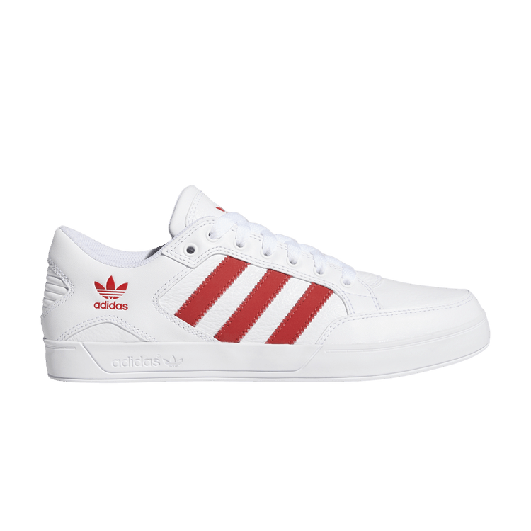 Buy Adidas Hard Court Low 'White Scarlet' - FX0523 | GOAT