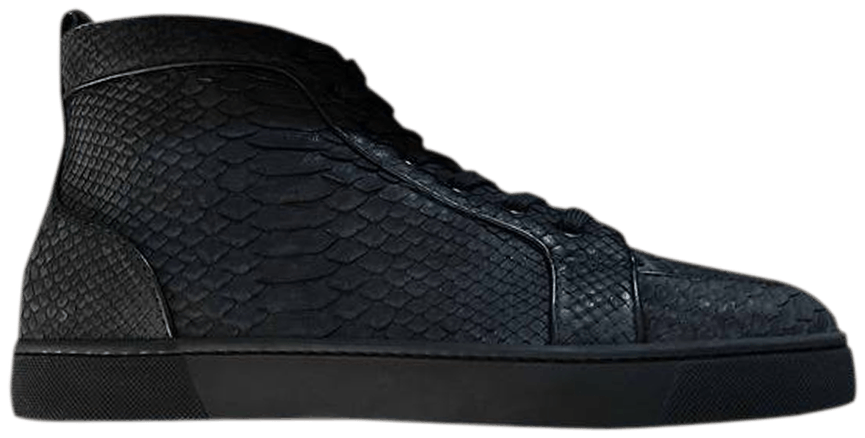 Buy Christian Louboutin Rantus Orlato Flat High 'Black Python ...