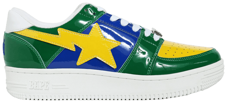 Buy Bapesta Low 'Green Blue Yellow' - 1E80191001 GRN | GOAT