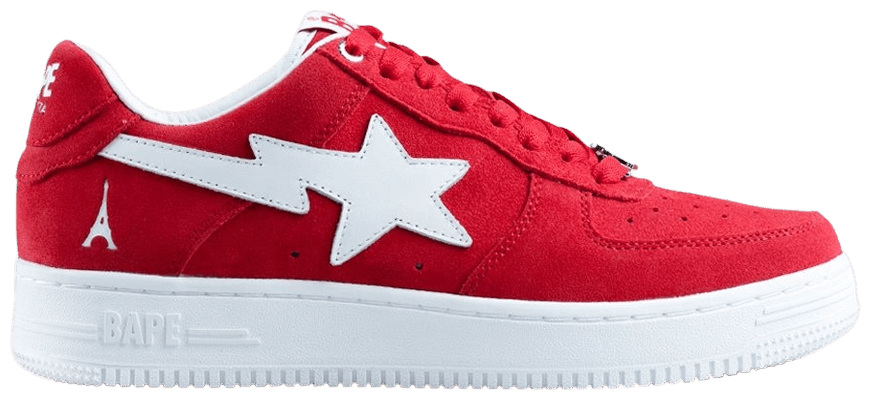 Buy Highsnobiety x Bapesta 'Not In Paris Pack - Red' - HB BAPE PARIS ...