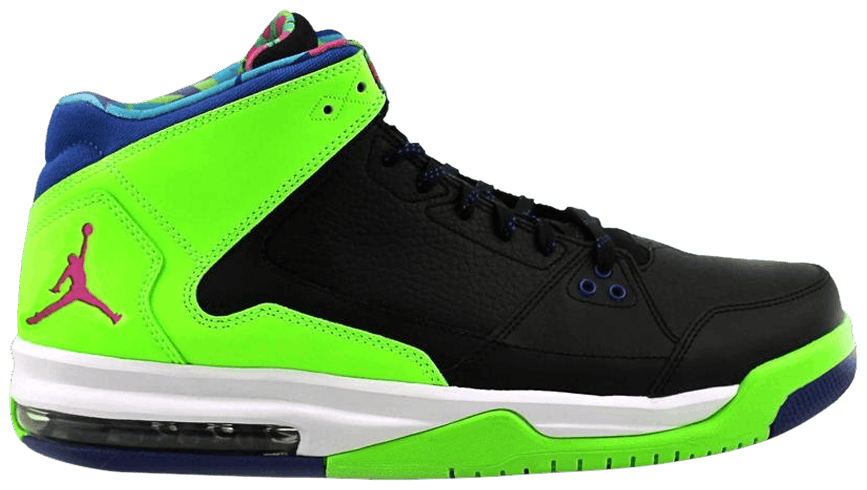 Buy Air Jordan Flight Origin 'Black Lime' - 599593 017 | GOAT