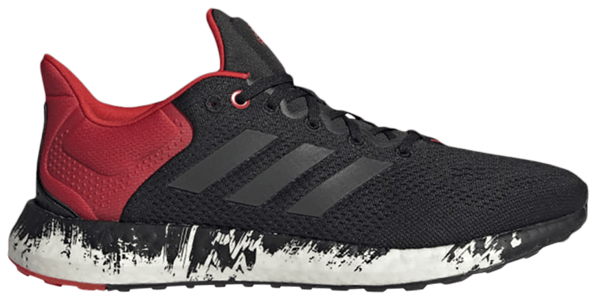 Buy Adidas PureBoost 21 'Black Vivid Red' - GV7702 | GOAT