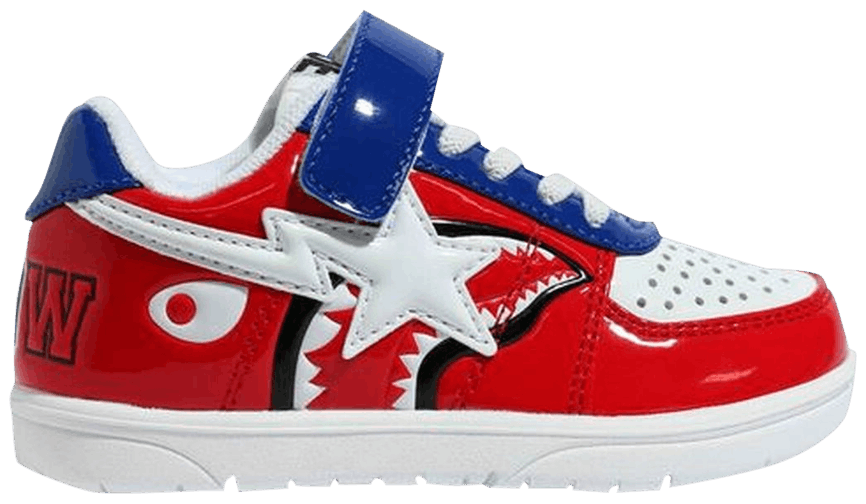 Buy Bapesta Low Kids 'Red Shark Face' - 1G30391602 RED | GOAT