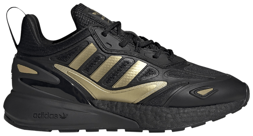 Buy Adidas ZX 2K Boost 2.0 J 'Black Gold Metallic' - GZ7484 | GOAT