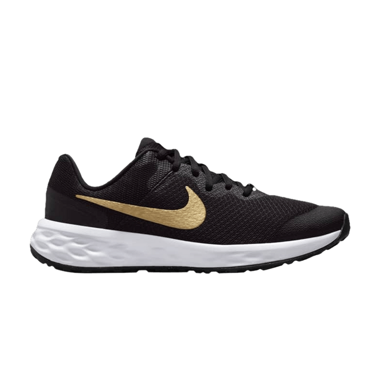 Buy Nike Revolution 6 GS 'Black Metallic Gold' - DD1096 002 | GOAT