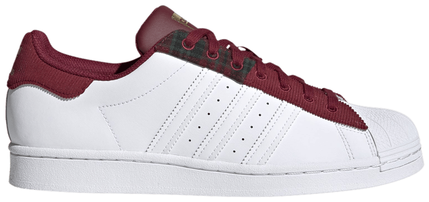 Buy Adidas Superstar 'Collegiate Burgundy Patchwork' - H00211 | GOAT