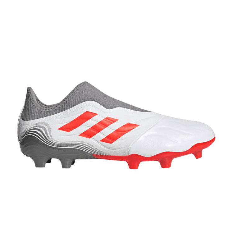 Buy Copa Sense.3 Laceless FG 'White Solar Red' - FY6171 | GOAT