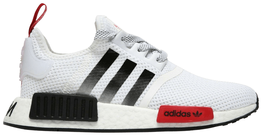 Buy NMD_R1 J 'White Red' - FY5395 | GOAT