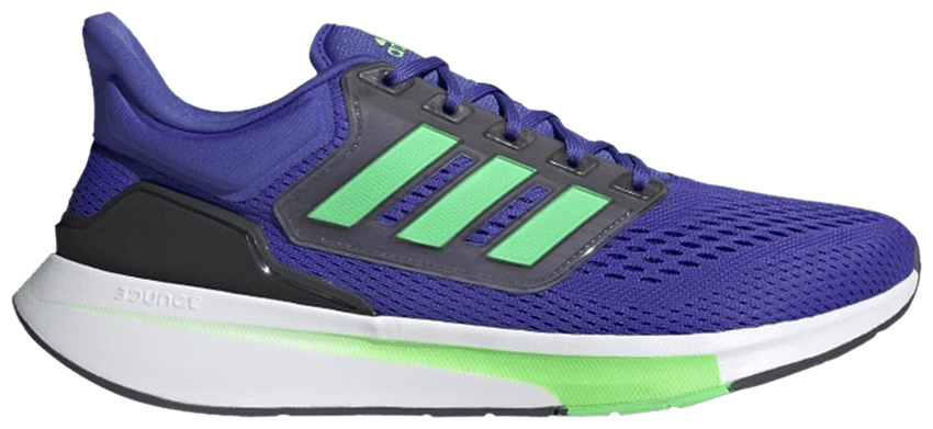 Buy Adidas EQ21 Run 'Sonic Ink Screaming Green' - H00513 | GOAT
