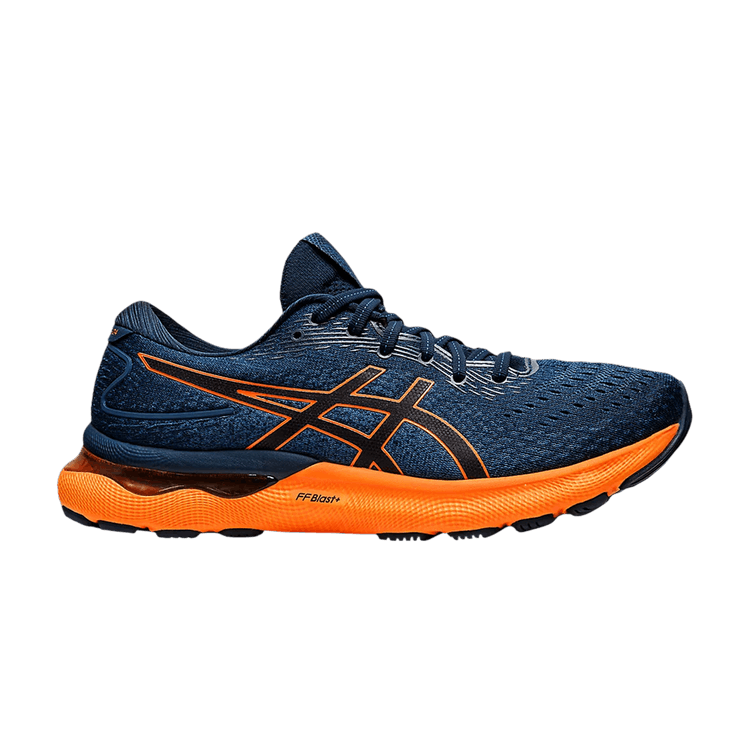 Buy Asics Gel Nimbus 24 'French Blue Shocking Orange' - 1011B359 402 | GOAT