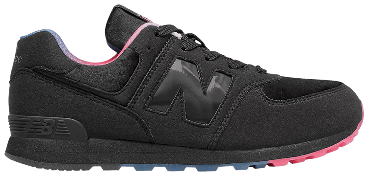 Buy 574 Big Kid Wide 'Black' - GC574WKB W | GOAT