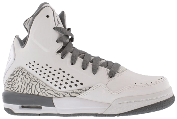 Buy Air Jordan SC-3 Premium BG 'White Cool Grey' - 641445 100 | GOAT