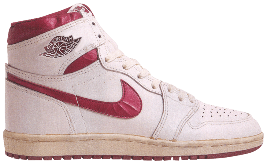 Buy Air Jordan 1 High 'Metallic Burgundy' 1985 - AJ1 1985 METALLIC BURG ...