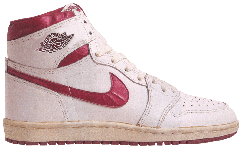 Buy Air Jordan 1 High 'Metallic Burgundy' 1985 - AJ1 1985 METALLIC BURG ...