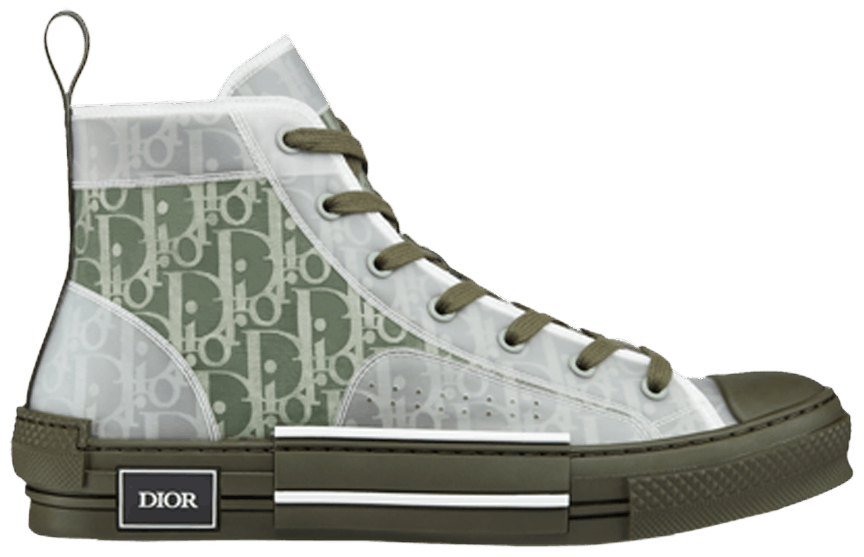 Buy Dior B23 High 'Dior Oblique - Olive' - 3SH118ZMK H600 | GOAT