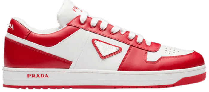 Buy Prada Downtown Leather 'White Lacquer Red' - 2EE364 3LKG F0O3N | GOAT