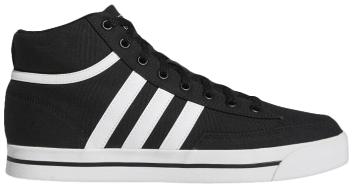 Buy Adidas Retrovulc Mid Canvas 'Core Black White' - GW8374 | GOAT