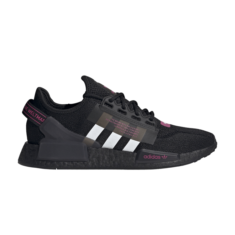 Buy Adidas NMD_R1 V2 'Black Shock Pink' - GY8327 | GOAT