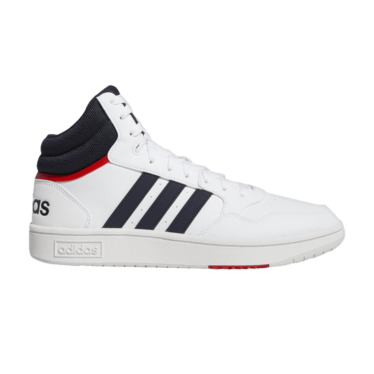 Buy Adidas Hoops 3.0 Mid 'White Vivid Red' - GY5543 | GOAT