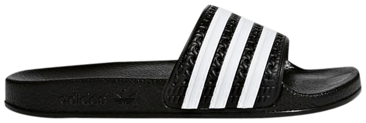 Buy Adilette Slide J 'Black White' - BA7130 | GOAT