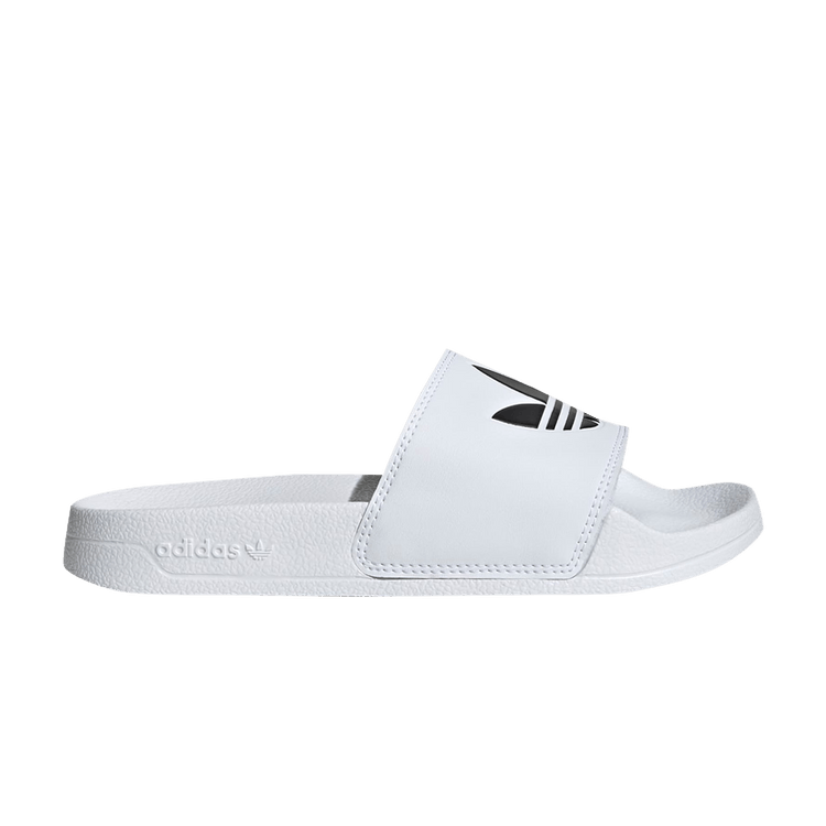 Buy Adidas Adilette Lite Slide J 'White Black' - EG8272 | GOAT