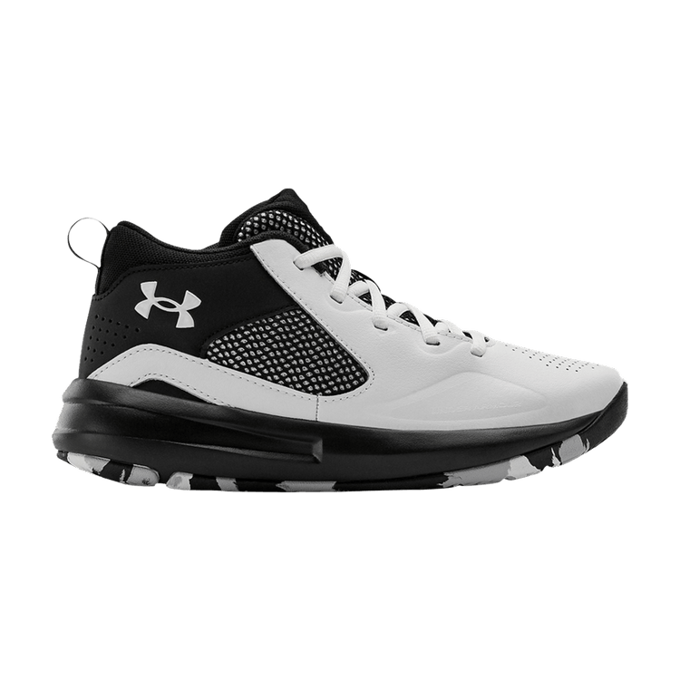 Buy Under Armour Lockdown 5 GS 'White Black' - 3023533 100 | GOAT