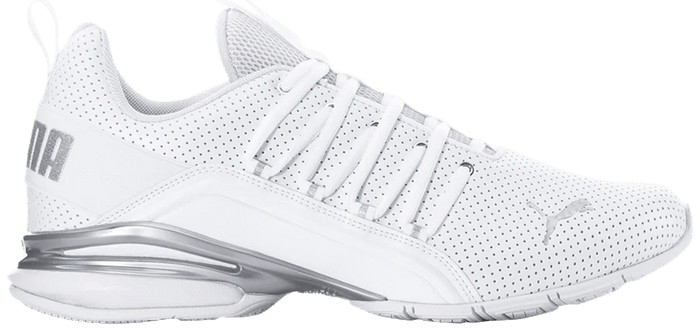 Buy Puma Axelion Perf 'White Silver' - 193555 01 | GOAT